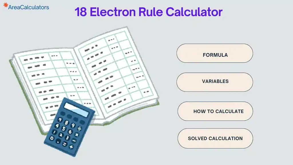 18 Electron Rule Calculator - Area Calculators