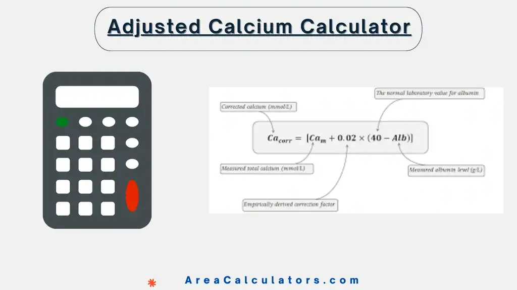 Adjusted Calcium Calculator - Area Calculators