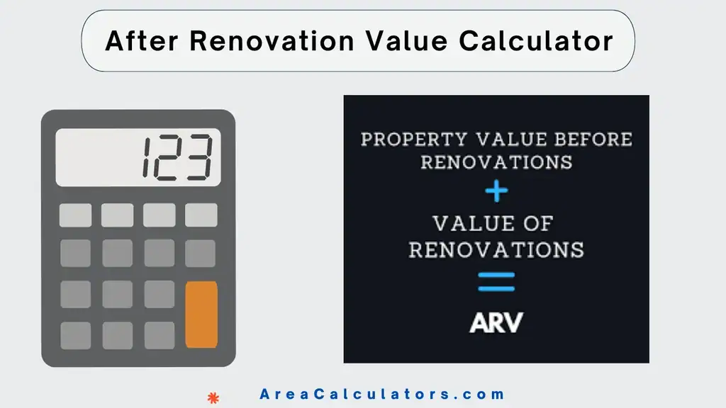 After Renovation Value Calculator - Area Calculators