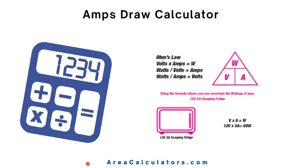 Amps Draw Calculator [ Amperage Calculator, Current Calculator ]