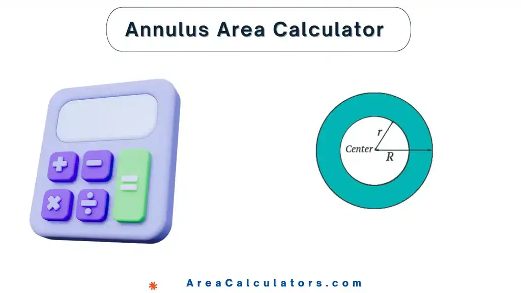 Annulus Area Calculator - Area Calculators