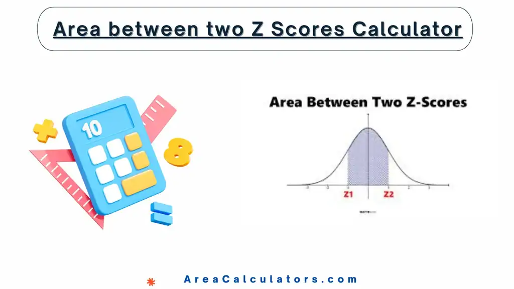 Area between two Z Scores Calculator - Area Calculators