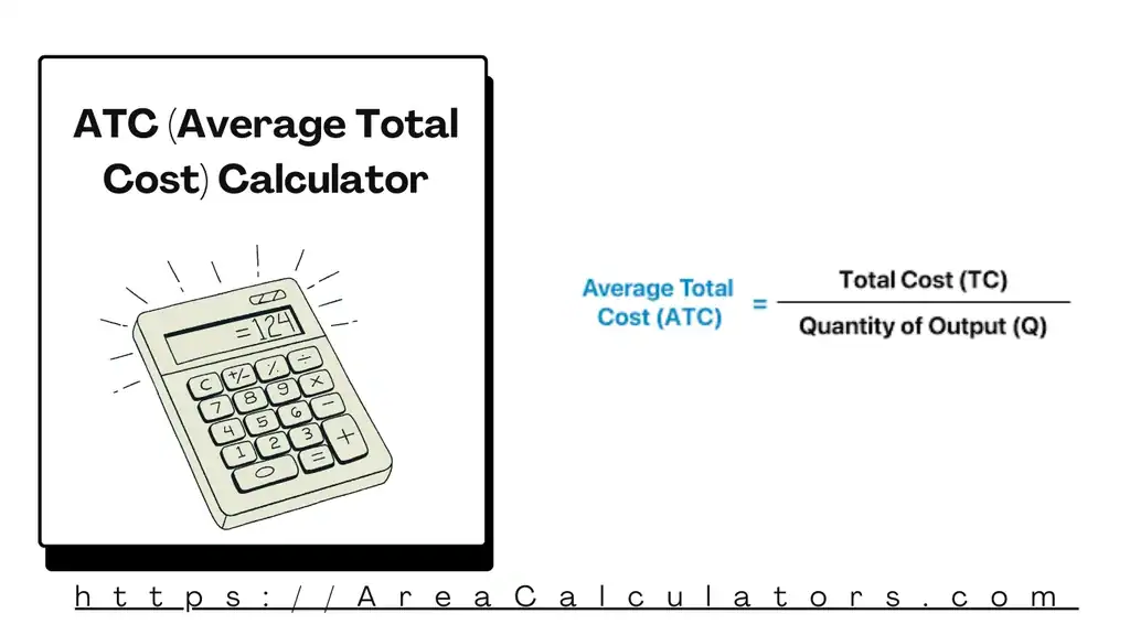 ATC (Average Total Cost) Calculator - Area Calculators