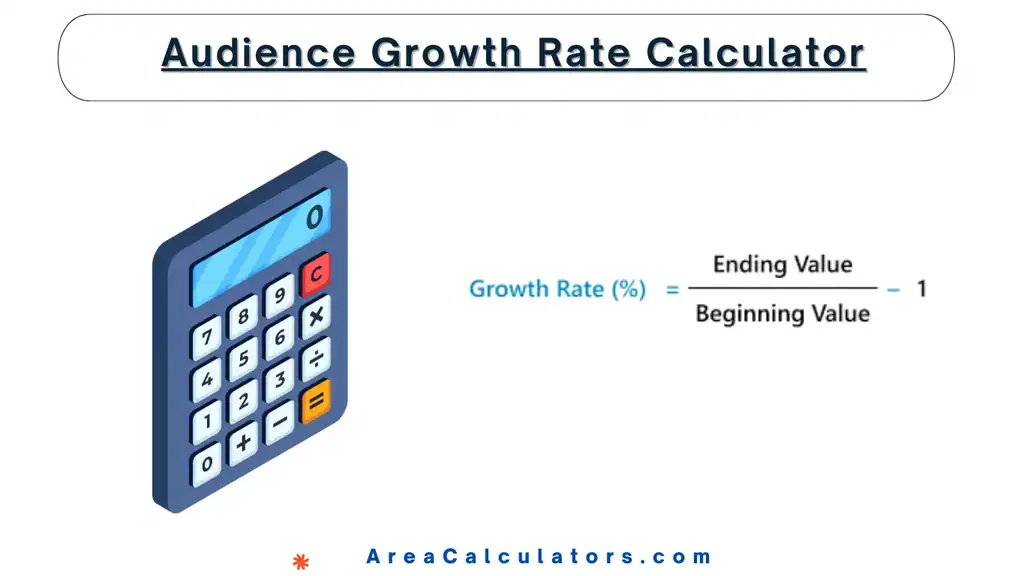 Audience Growth Rate Calculator - Area Calculators