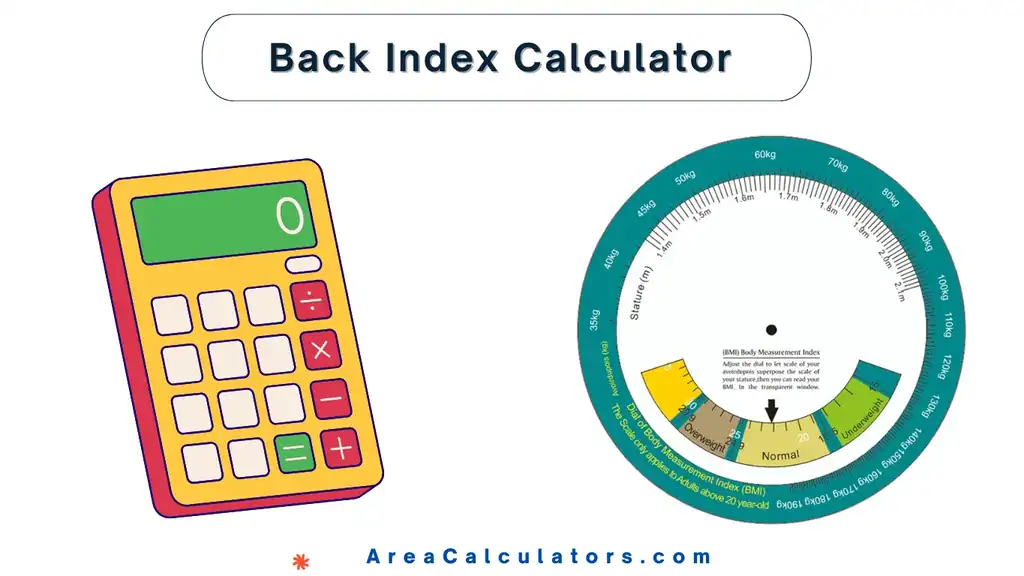 Back Index Calculator - Area Calculators