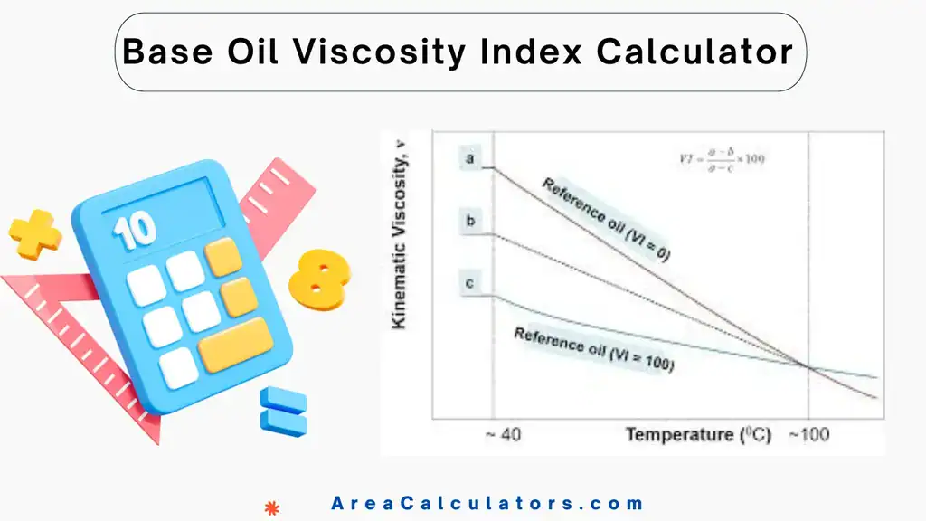 Base Oil Viscosity Index Calculator - Area Calculators