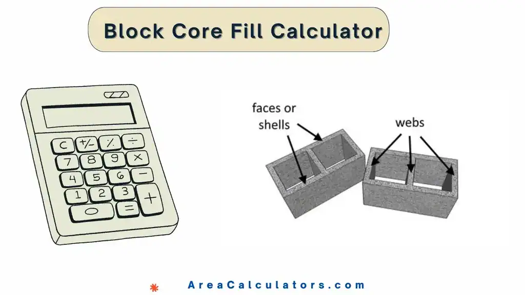 Block Core Fill Calculator - Area Calculators