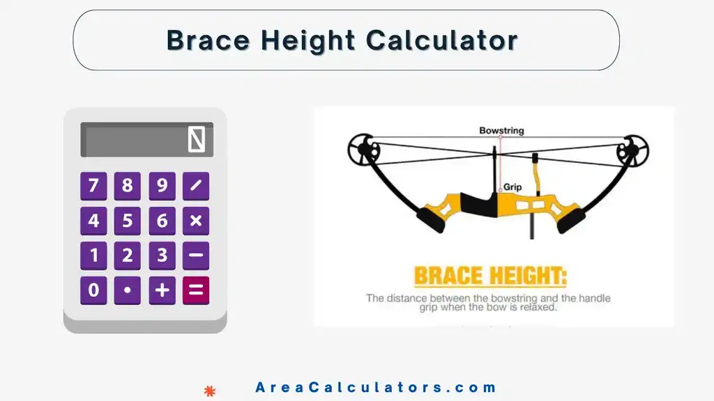 Brace Height Calculator - Area Calculators