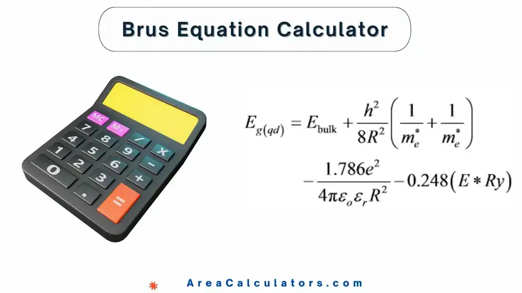 Brus Equation Calculator - Area Calculators