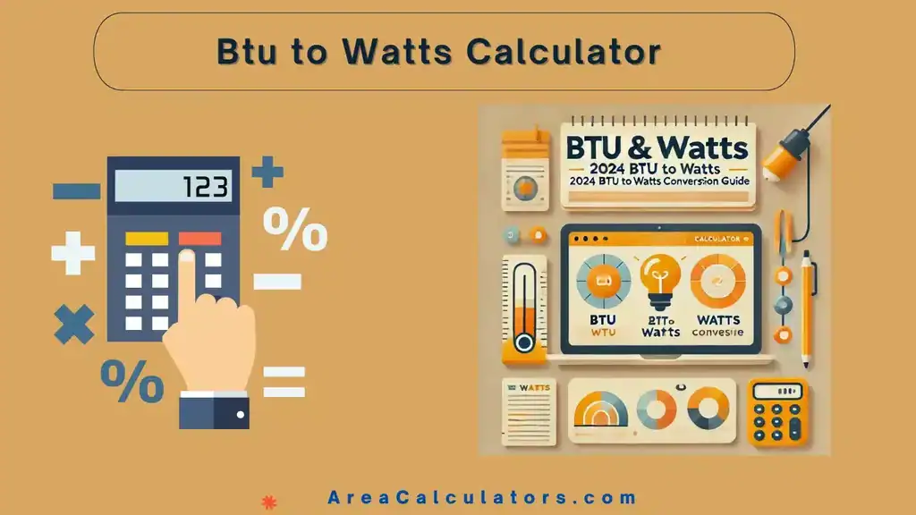 Btu To Watts Calculator - Area Calculators