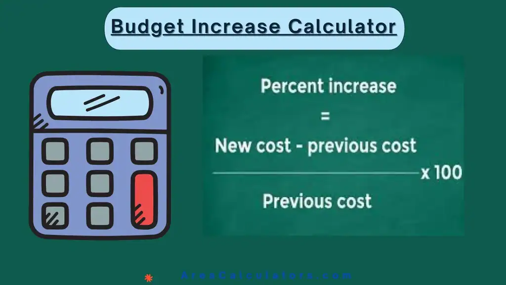 Budget Increase Calculator - Area Calculators