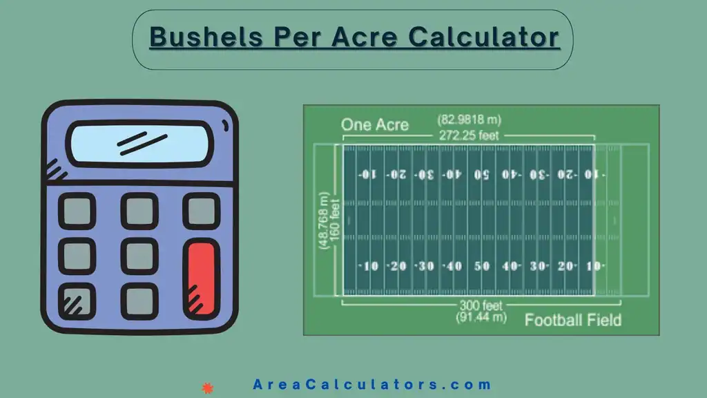 Bushels Per Acre Calculator - Area Calculators