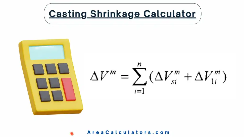 Casting Shrinkage Calculator - Area Calculators