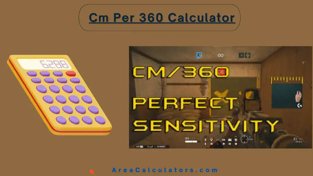 Cm Per 360 Calculator [ Mouse Sensitivity, Gaming, eDPI ]