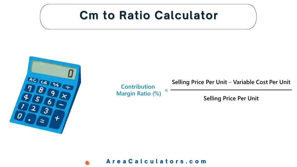 Cm to Ratio Calculator - Area Calculators