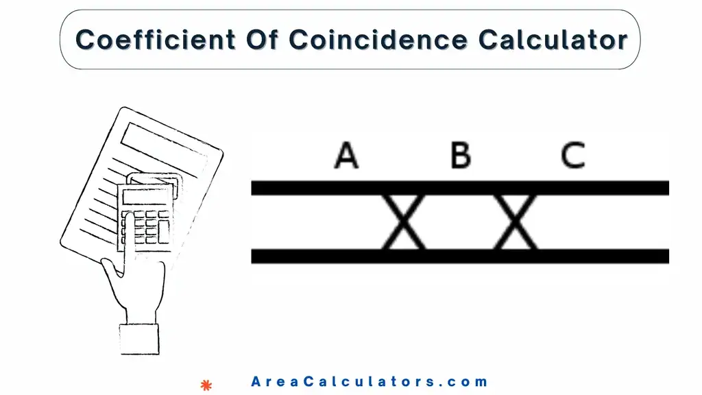 Coefficient Of Coincidence Calculator - Area Calculators