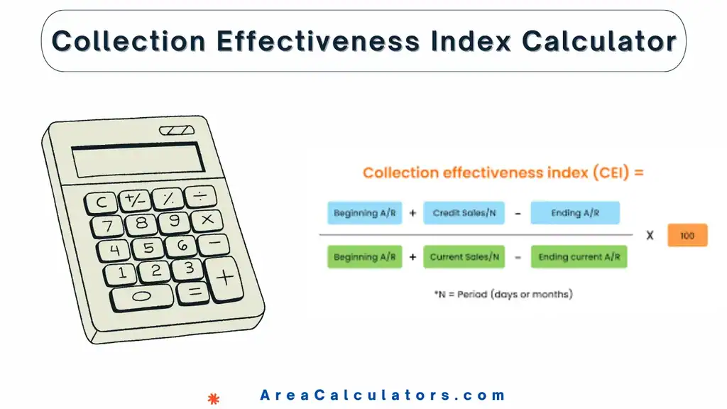 Collection Effectiveness Index Calculator - Area Calculators