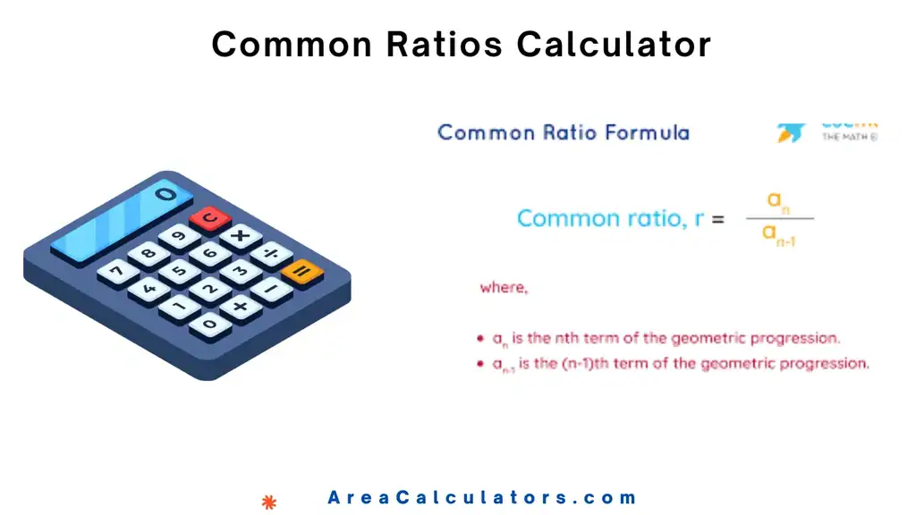 Common Ratios Calculator - Area Calculators