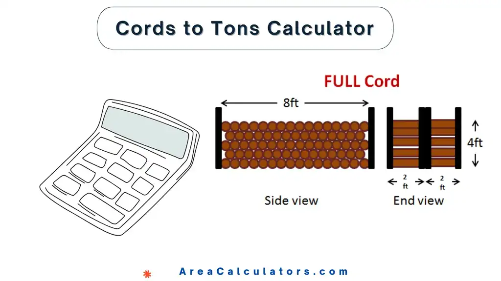 Cords to Tons Calculator - Area Calculators