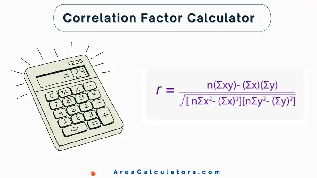 Correlation Factor Calculator - Area Calculators