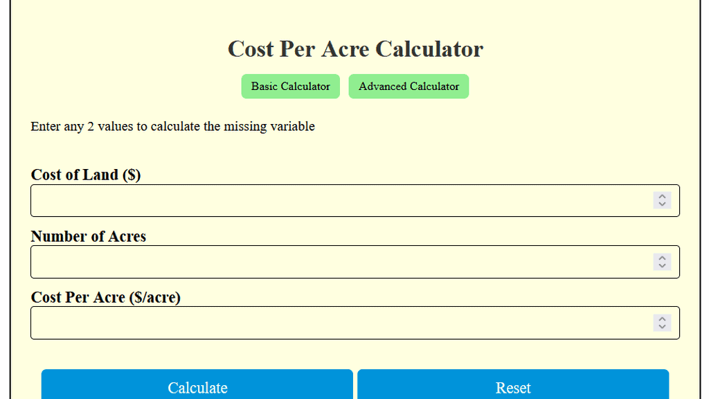 Dimensional Analysis Calculator - Area Calculators
