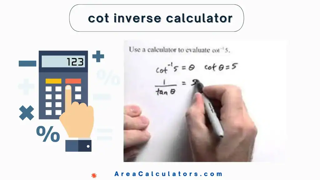 Cot Inverse Calculator - Area Calculators