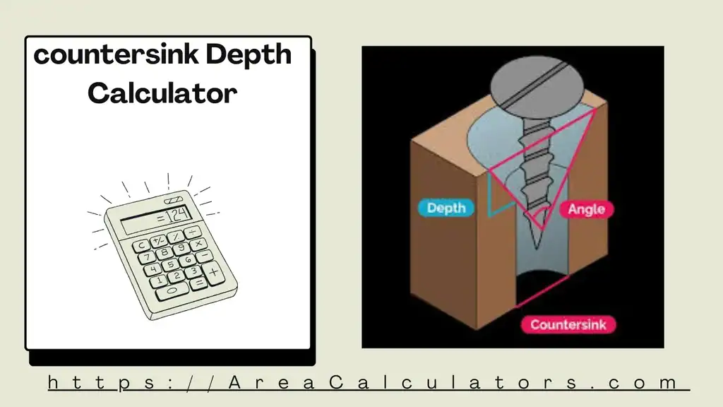 Countersink Depth Calculator - Area Calculators