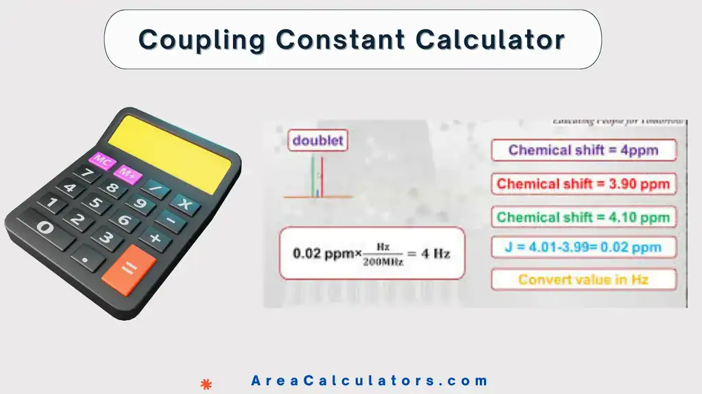 Coupling Constant Calculator - Area Calculators