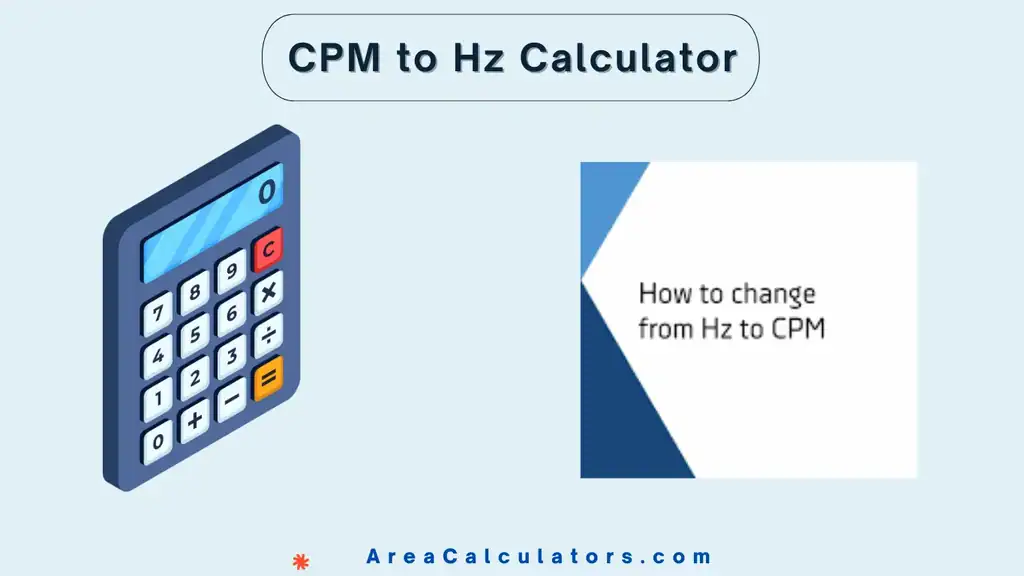 Cpm To Hz Calculator - Area Calculators