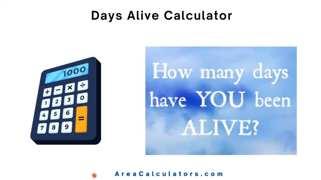 Days Alive Calculator [ Age, How Many Days Lived - 2025 ]