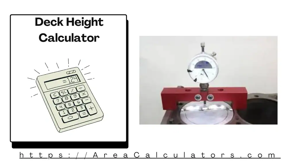Deck Height Calculator - Area Calculators