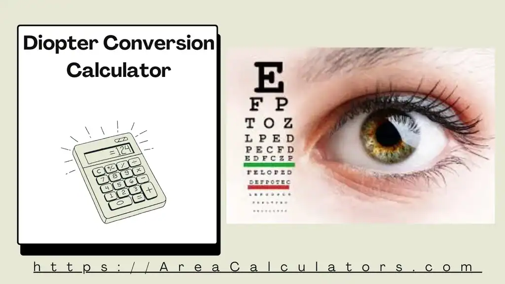 Diopter Conversion Calculator - Area Calculators