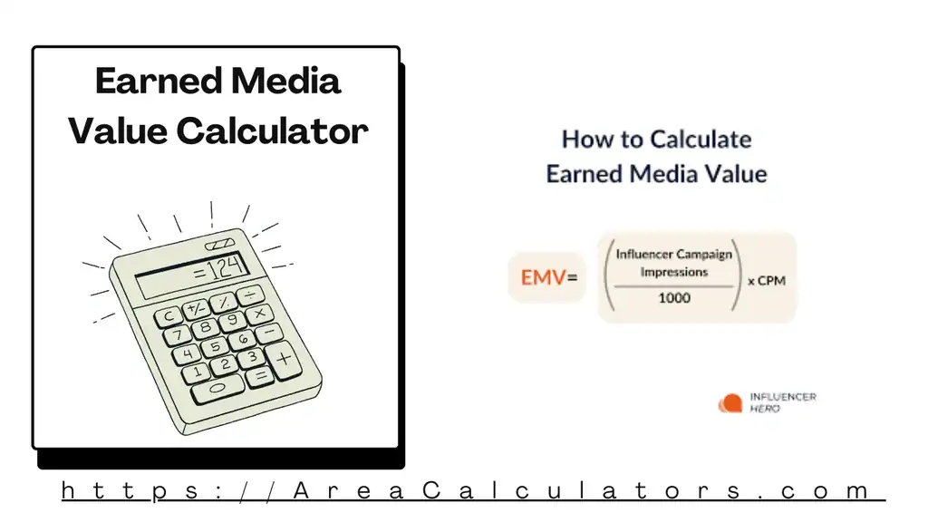 Earned Media Value Calculator - Area Calculators