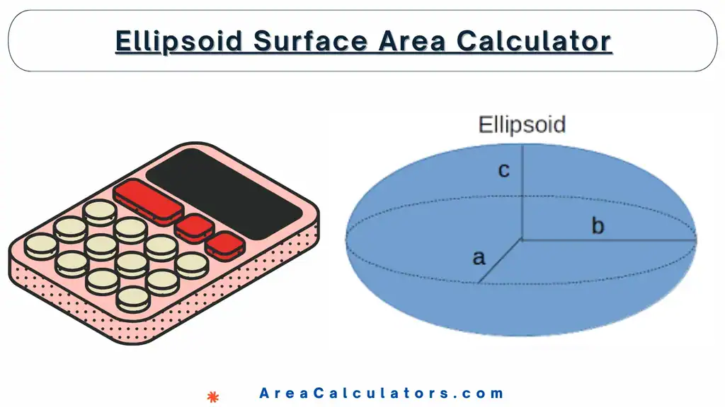 Ellipsoid Surface Area Calculator - Area Calculators
