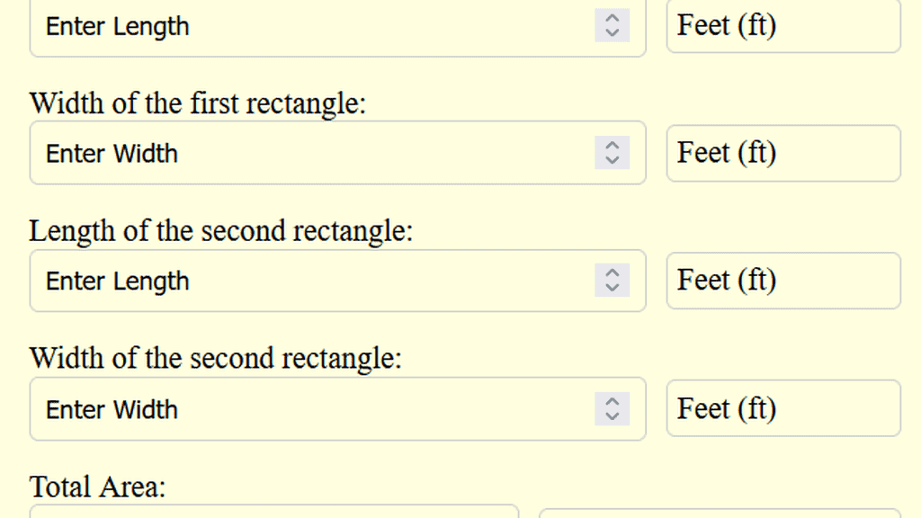 Linear Meter to Square Meter Calculator [ M2, Area, Length ]