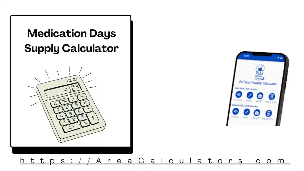 Medication Days Supply Calculator - Area Calculators