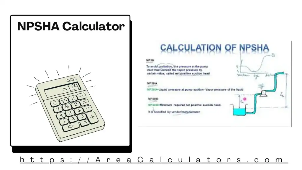 NPSHA Calculator - Area Calculators