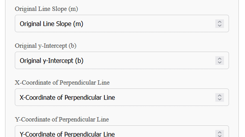 Perpendicular Line Calculator - Calculate Parallel & Perpendicular