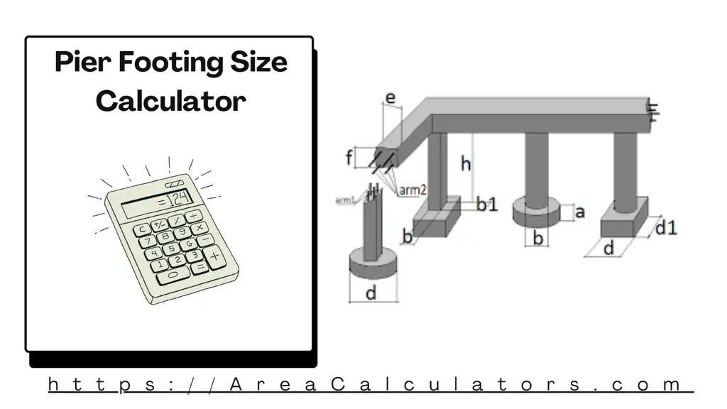 Pier Footing Size Calculator - Area Calculators