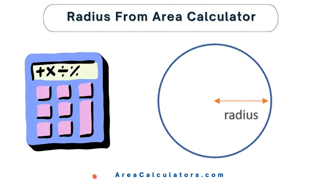 Radius From Area Calculator - Area Calculators