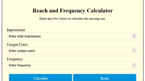 RF Value Calculator - Area Calculators