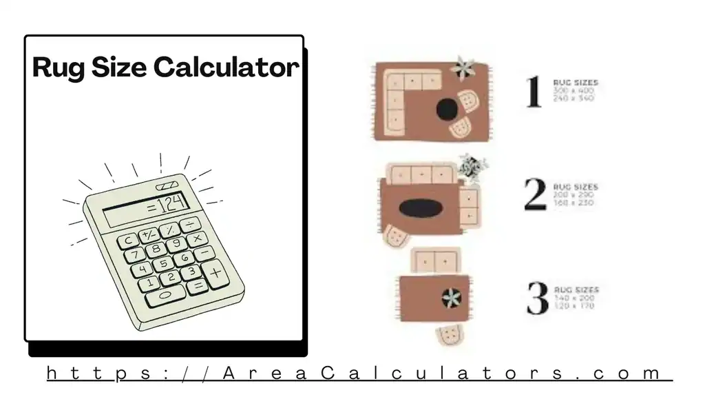 Rug Size Calculator - Floor Coverage, Rooms, Interior Decor, Feet
