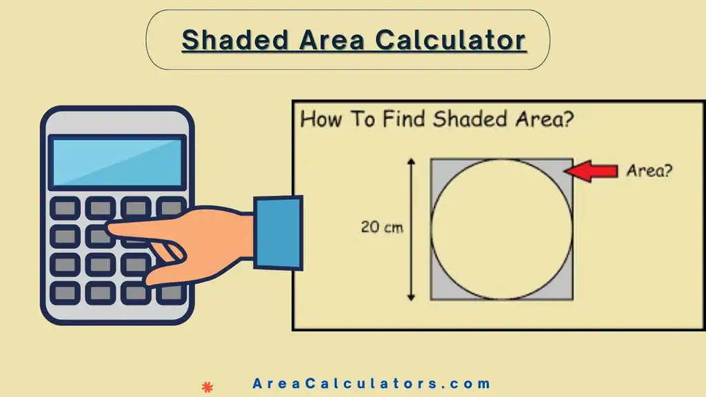 Shaded Area Calculator [ Area Of Shaded Region Calculator ]