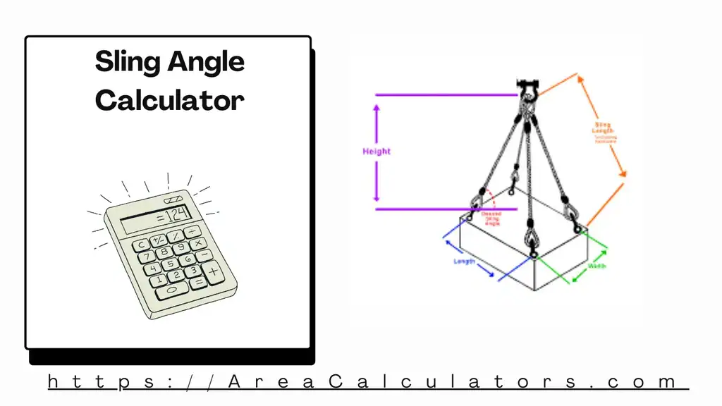 Sling Angle Calculator - Area Calculators