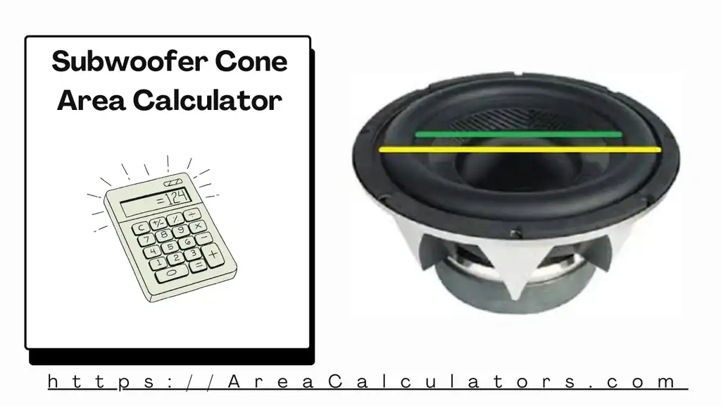Subwoofer Cone Area Calculator - Area Calculators
