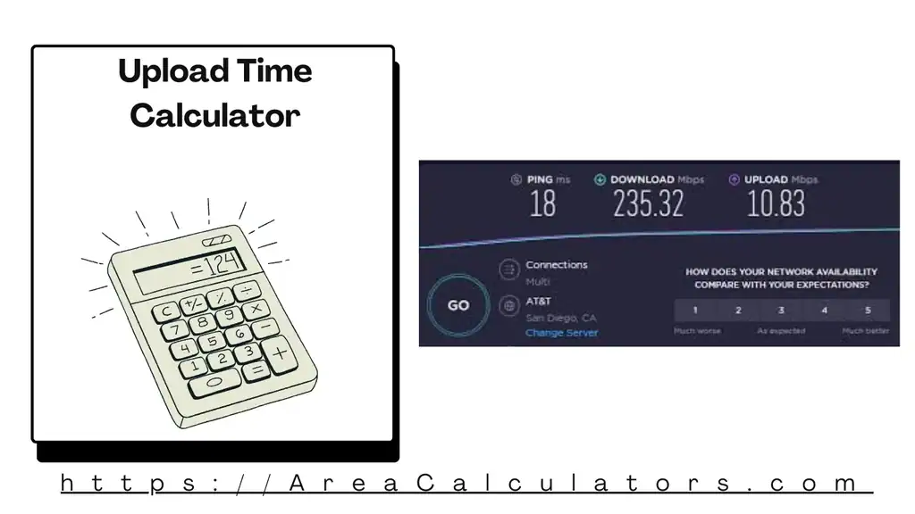 Upload Time Calculator - Area Calculators